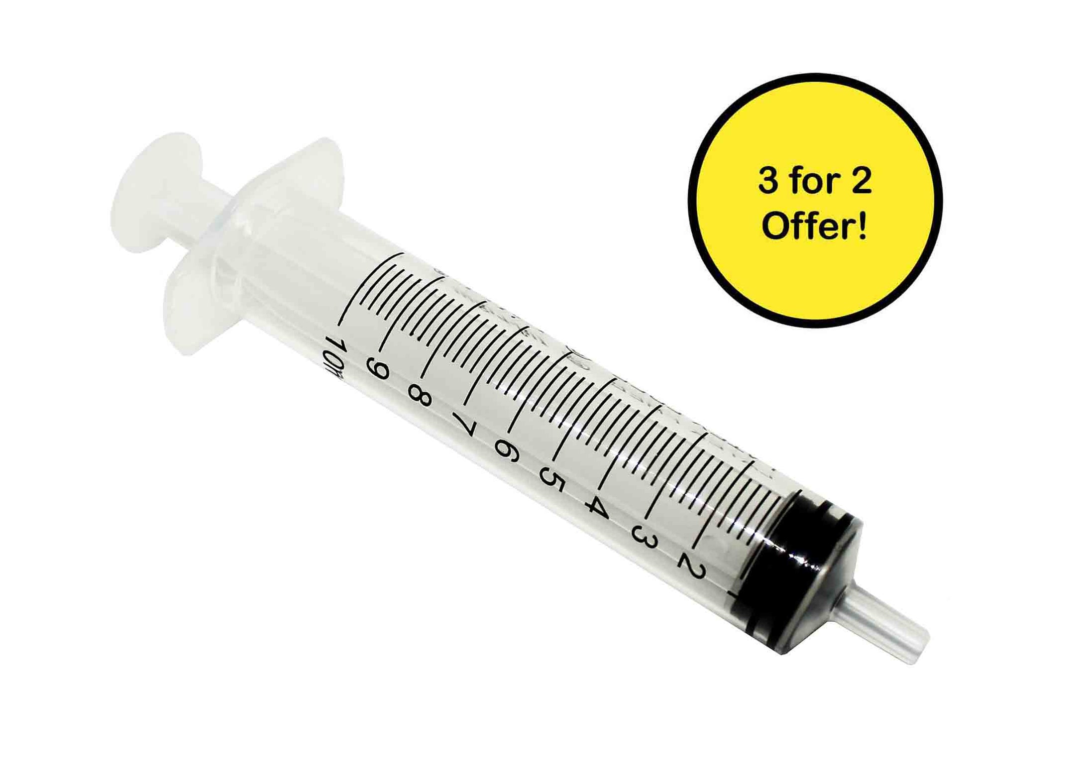 10ml Syringe | As Low As £12.50/100 | Sterile UK Stock — RayMed