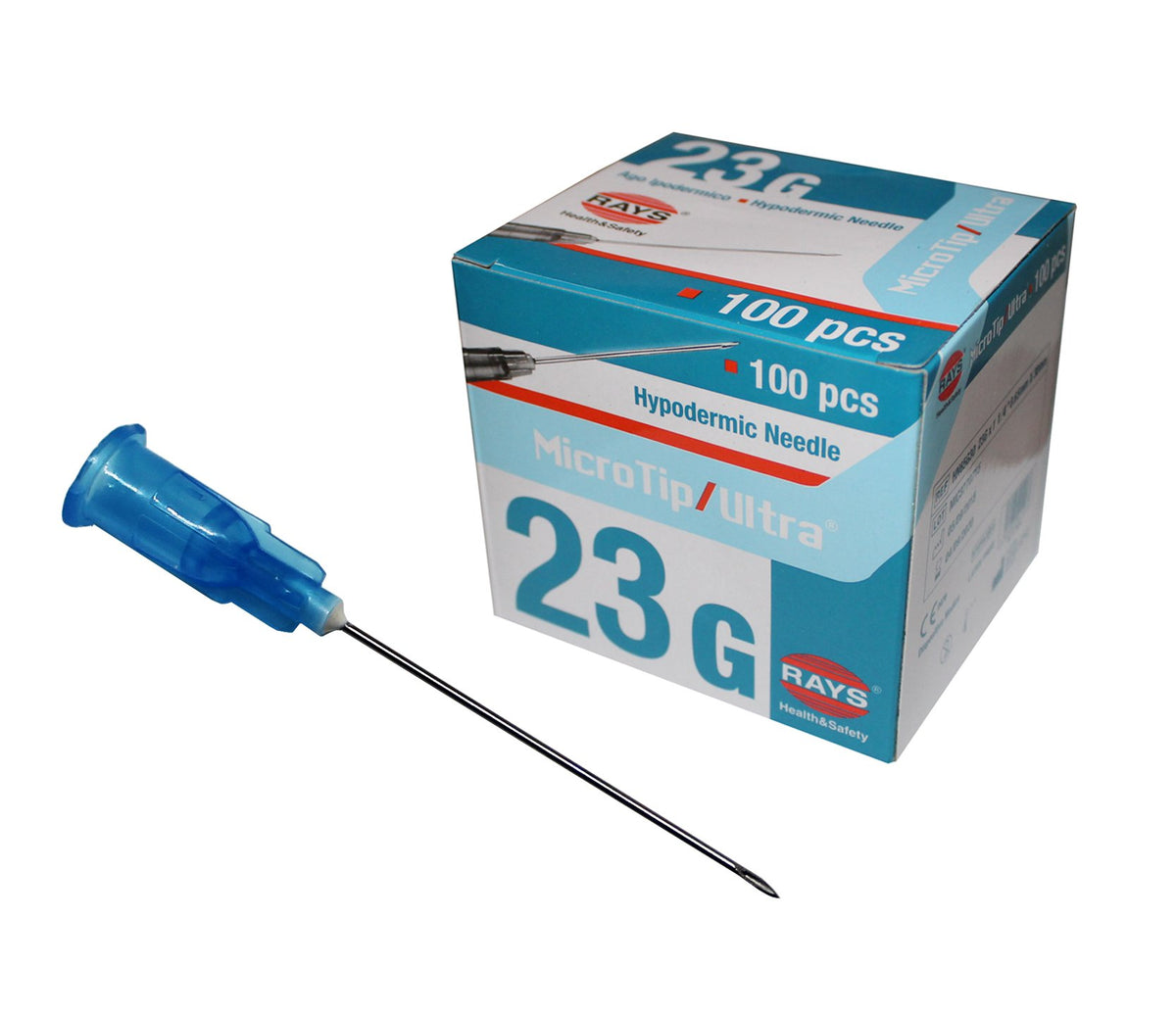 23G Hypodermic Needle – NHS & Home | Rays Microtip Ultra — RayMed