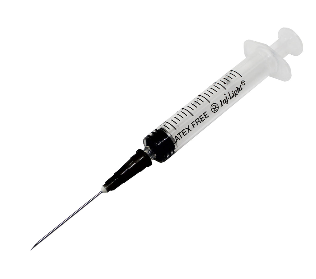 Sterile 2.5ml Mounted Syringe and Needles 21g 22g 23g Hypodermic — RayMed